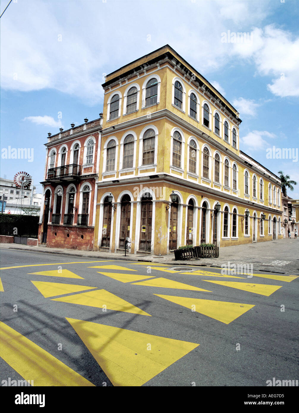 Travel Brasil facades old building historical heritage corner quaint ...