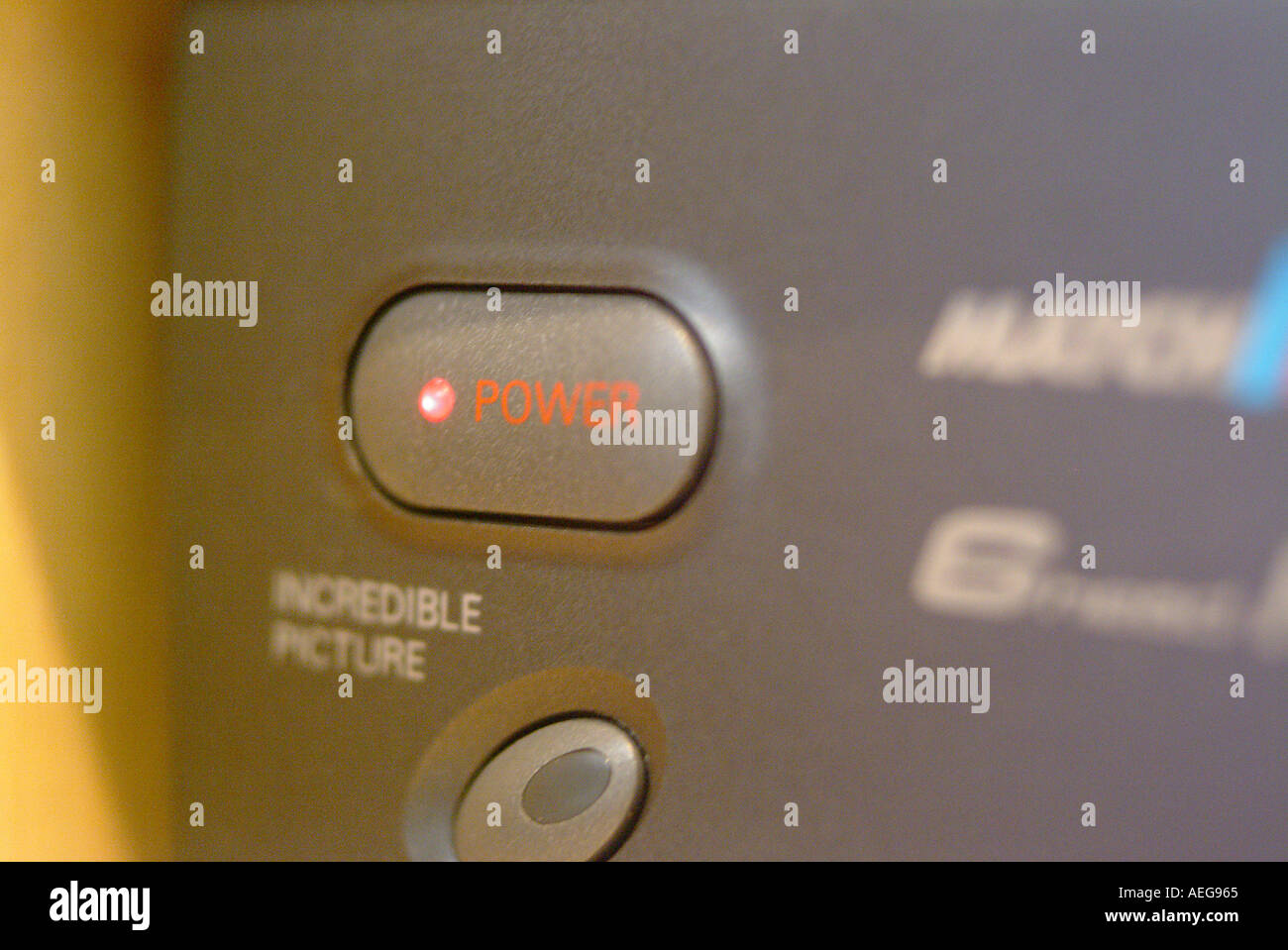 Sweet Home panel button power silver stainless steel grey on off ...