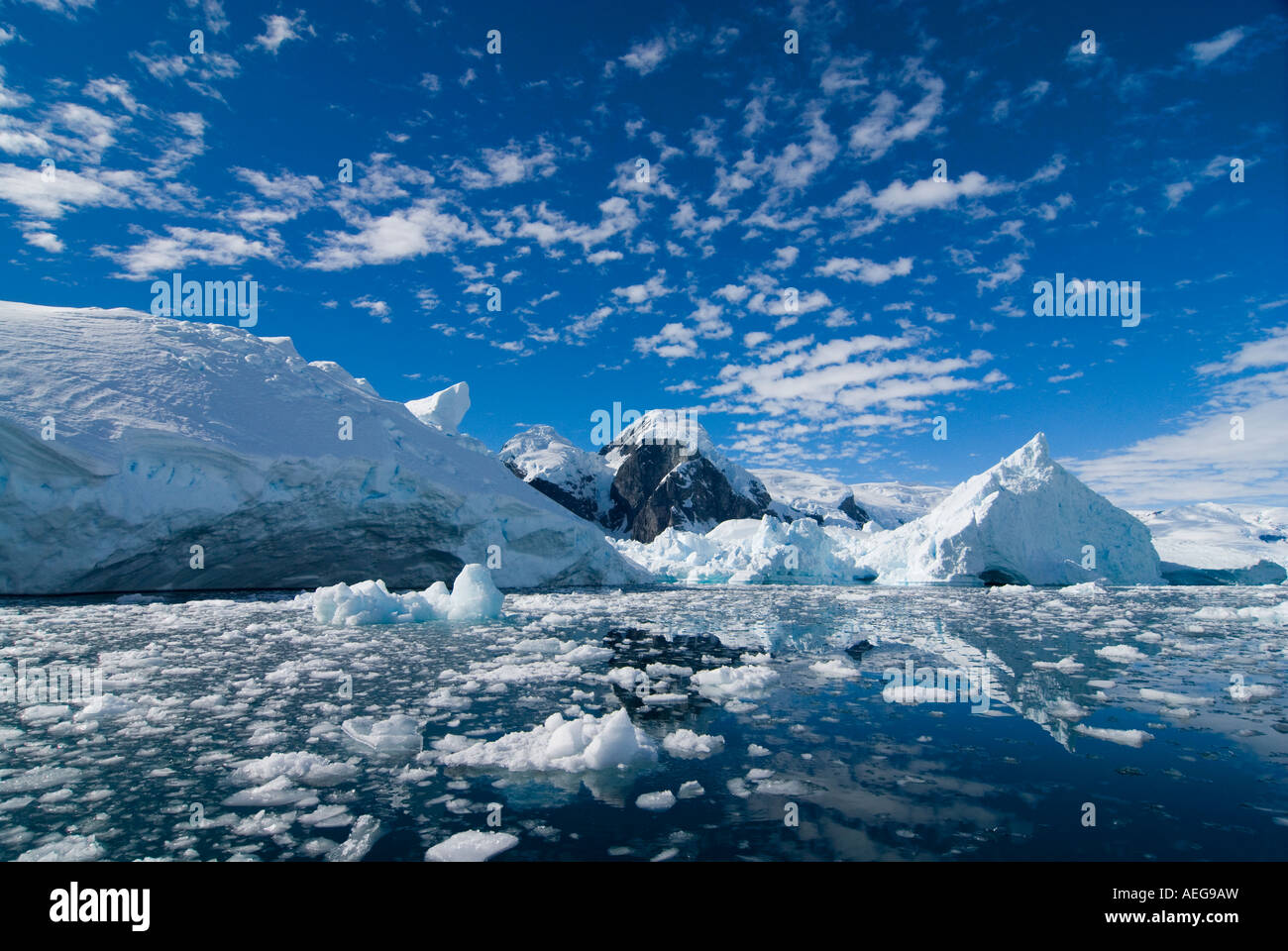 glacier along the western Antarctic peninsula Antarctica Southern Ocean ...