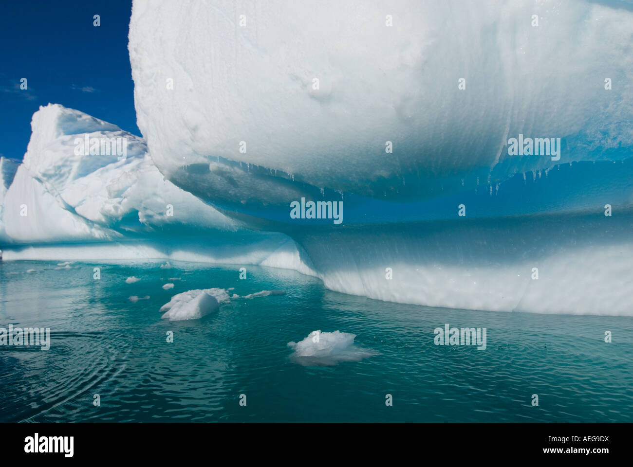 water dripping from a melting iceberg western Antarctic peninsula ...