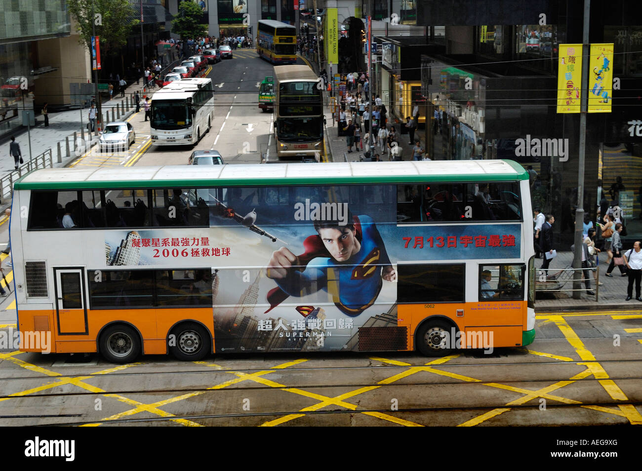 Public transport is intense and diverse in the centre of Hong Kong Many ...