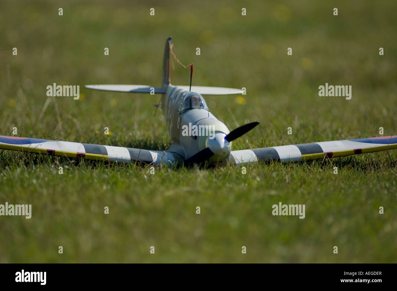 spitfire radio controlled model aircraft Stock Photo - Alamy