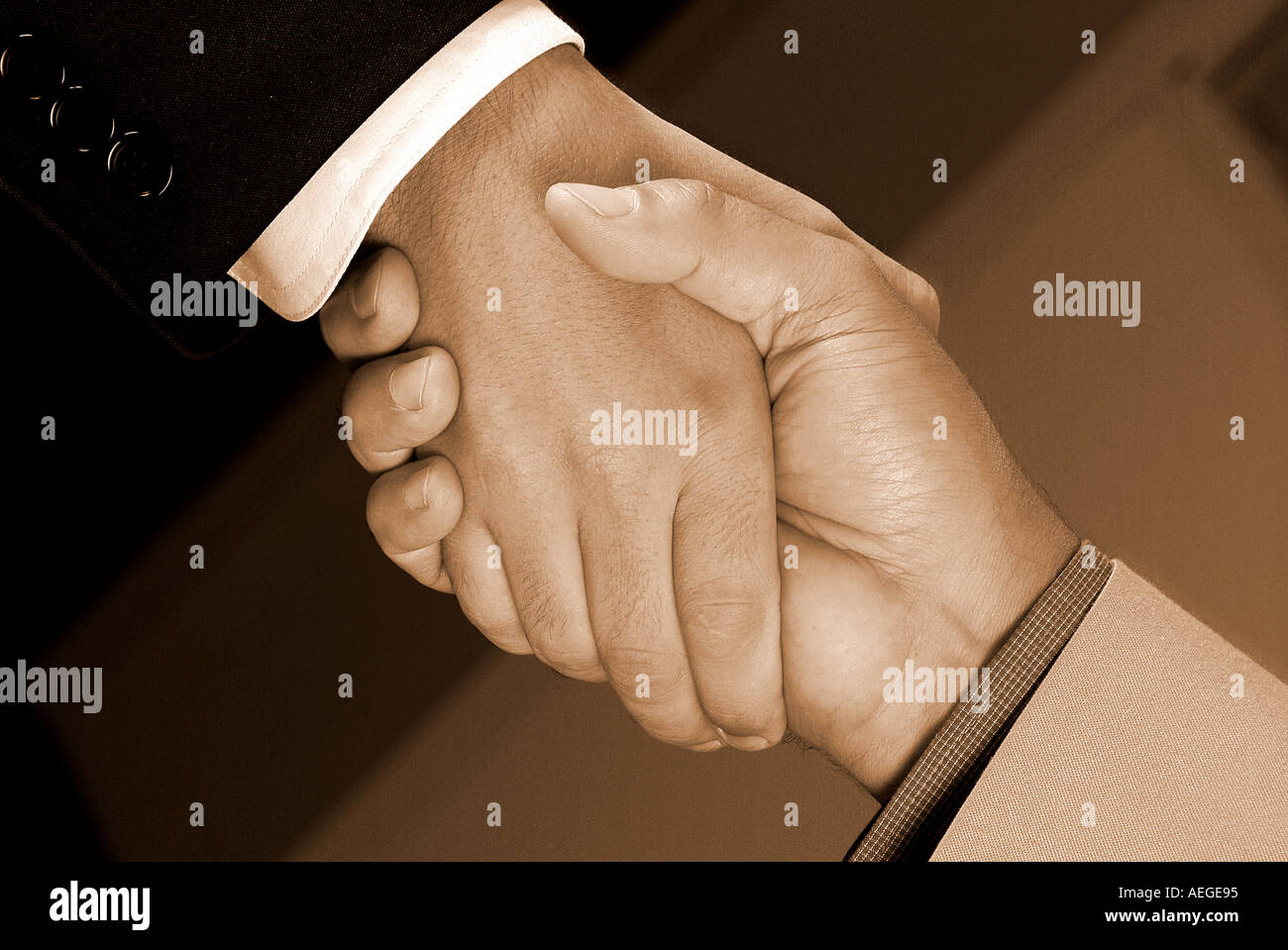 Businessman shaking handshake agreement pact accord settlement harmony ...