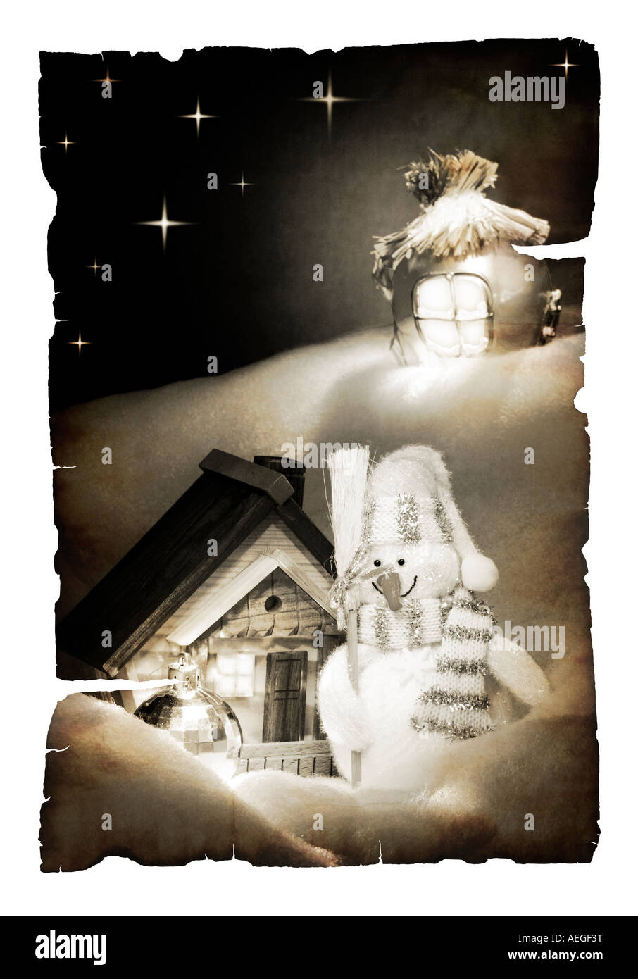 Christmas decorations vintage photo hi-res stock photography and images ...