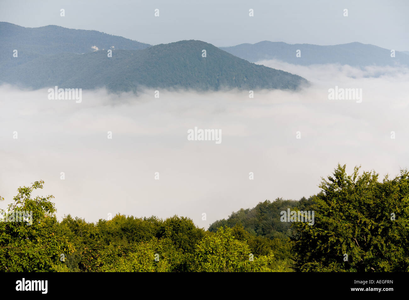 Floating hill tops hi-res stock photography and images - Alamy