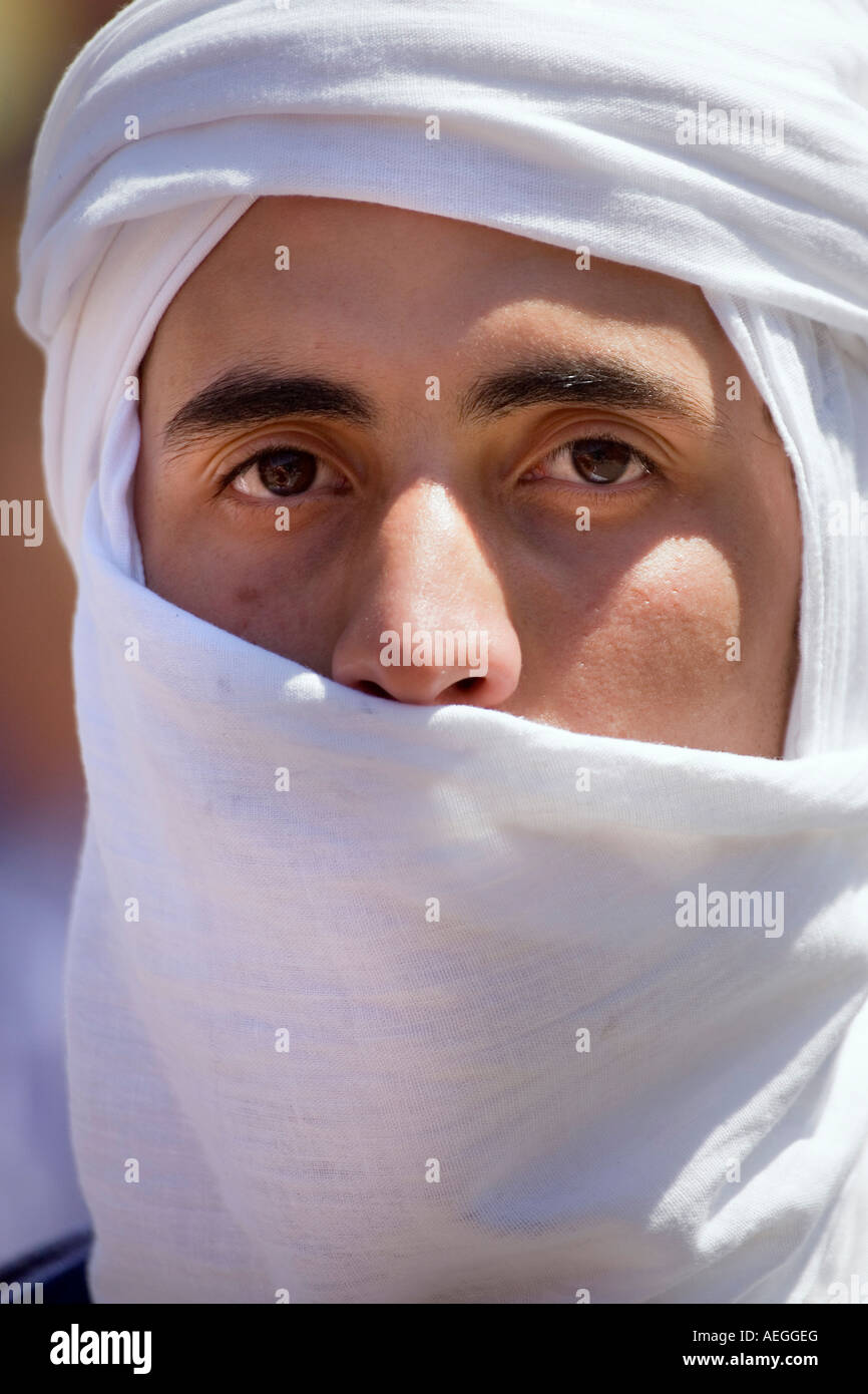people adorned with typical clothes Algeria international fair of the ...