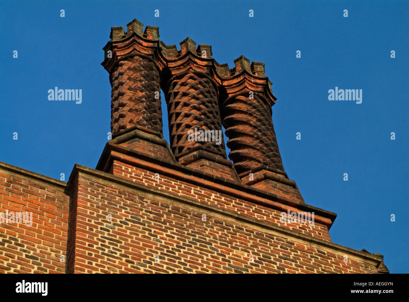 Hampton Court Palace Chimneys, Surrey, England, UK Stock Photo - Alamy