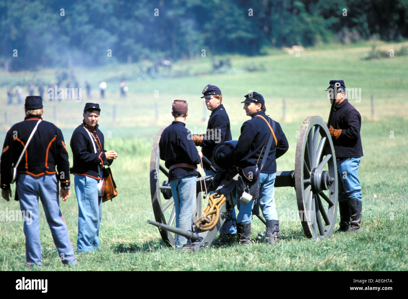 Civil War reenactment Stock Photo - Alamy