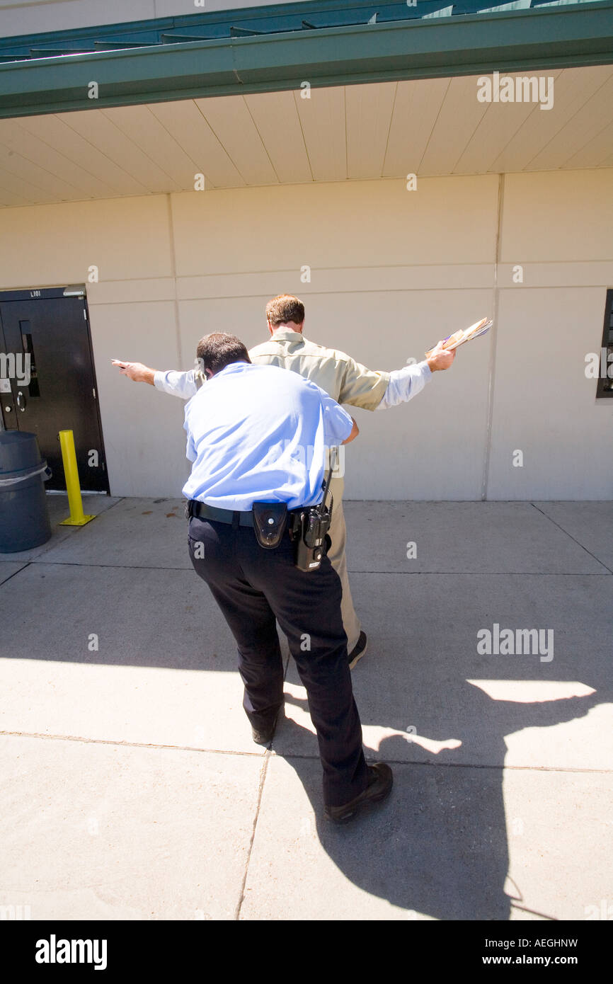 Security pat down search hi-res stock photography and images - Alamy
