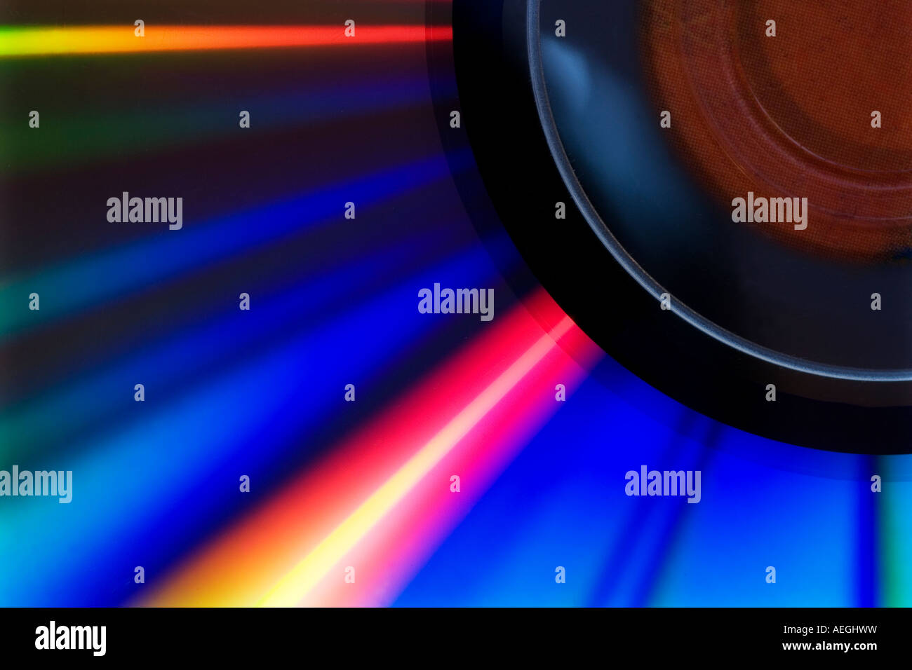 Macro abstract photograph of a compact disc Stock Photo - Alamy