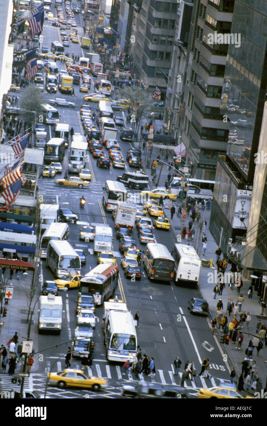 Traffic Jam in City Stock Photo - Alamy