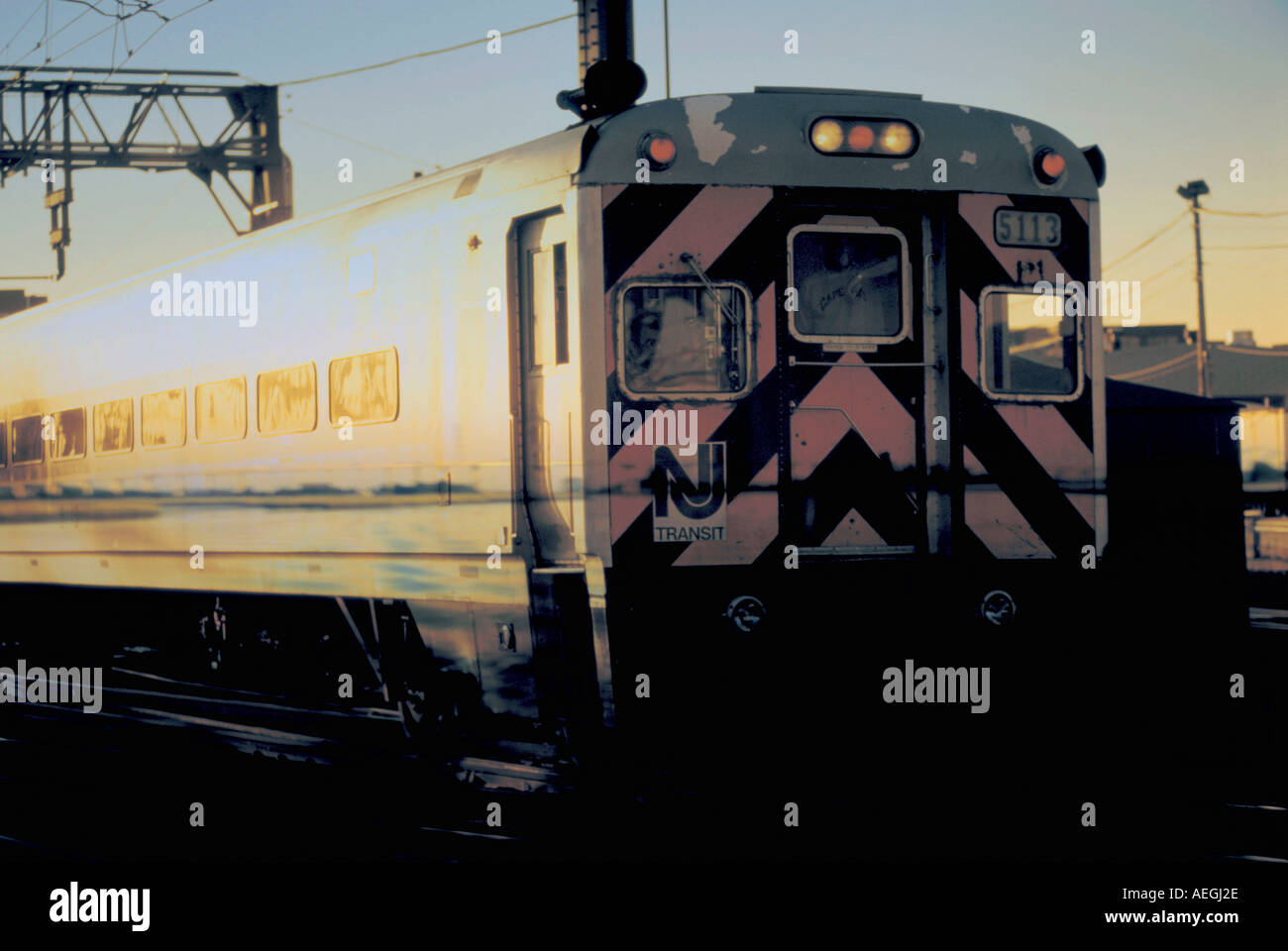 Commuter Train Stock Photo - Alamy