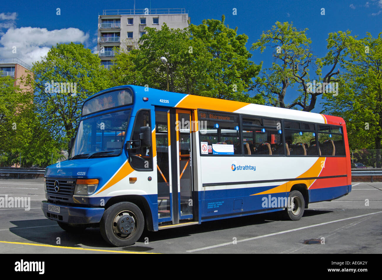 Scottish Stagecoach Busin Bus Stance Perth City Stock Photo: 13679378 ...