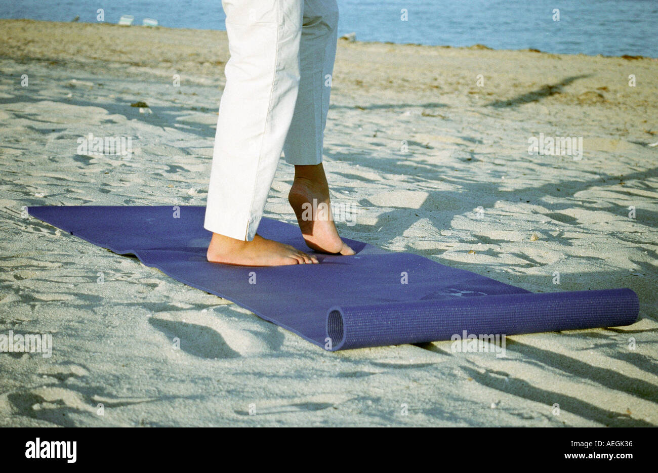 Woman s feet doing Pilates Stock Photo - Alamy