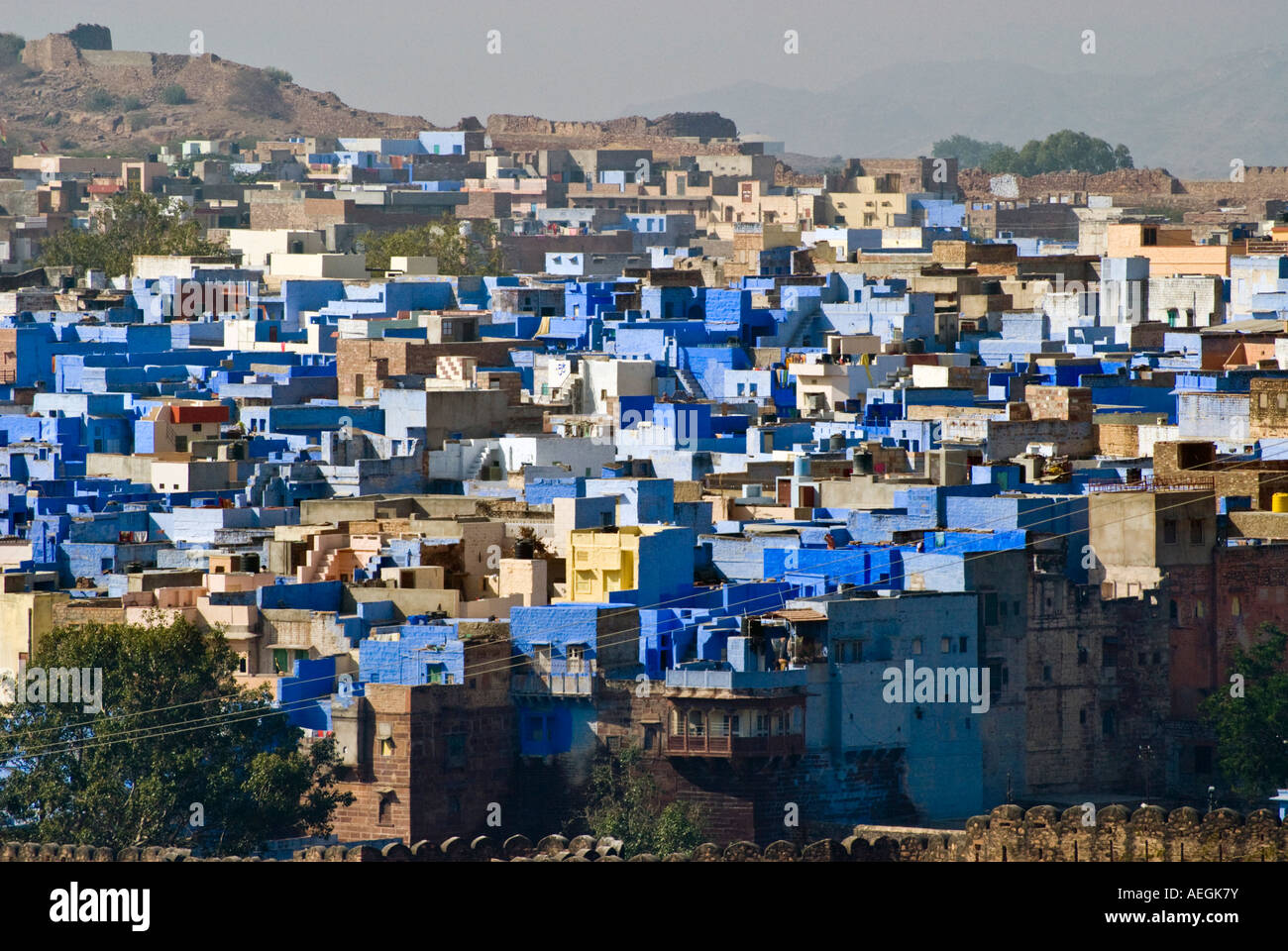 An overview of the city Stock Photo - Alamy