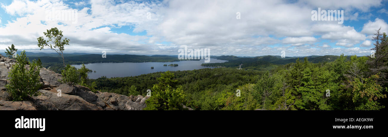 Fourth Lake in the Fulton Chain of Lakes in the Adirondack Park of New ...