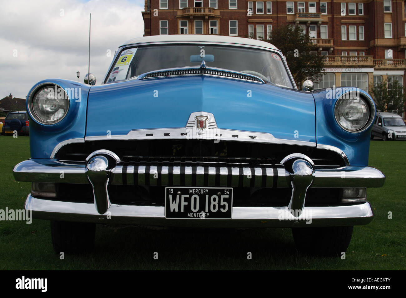 Blue Mercury Front Low Stock Photo - Alamy
