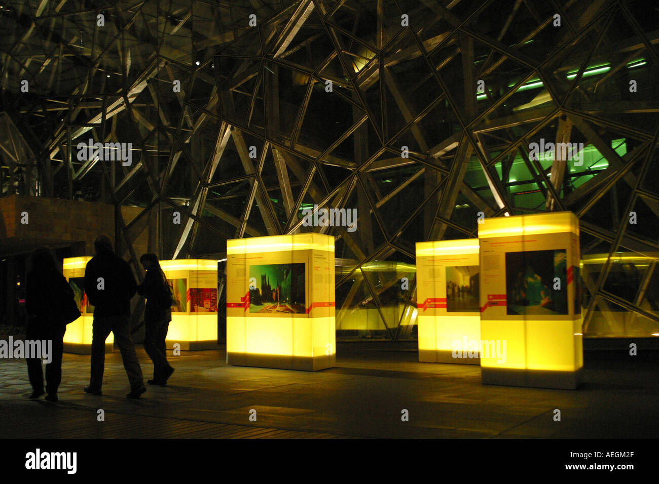 Federation square melbourne triangles hi-res stock photography and ...