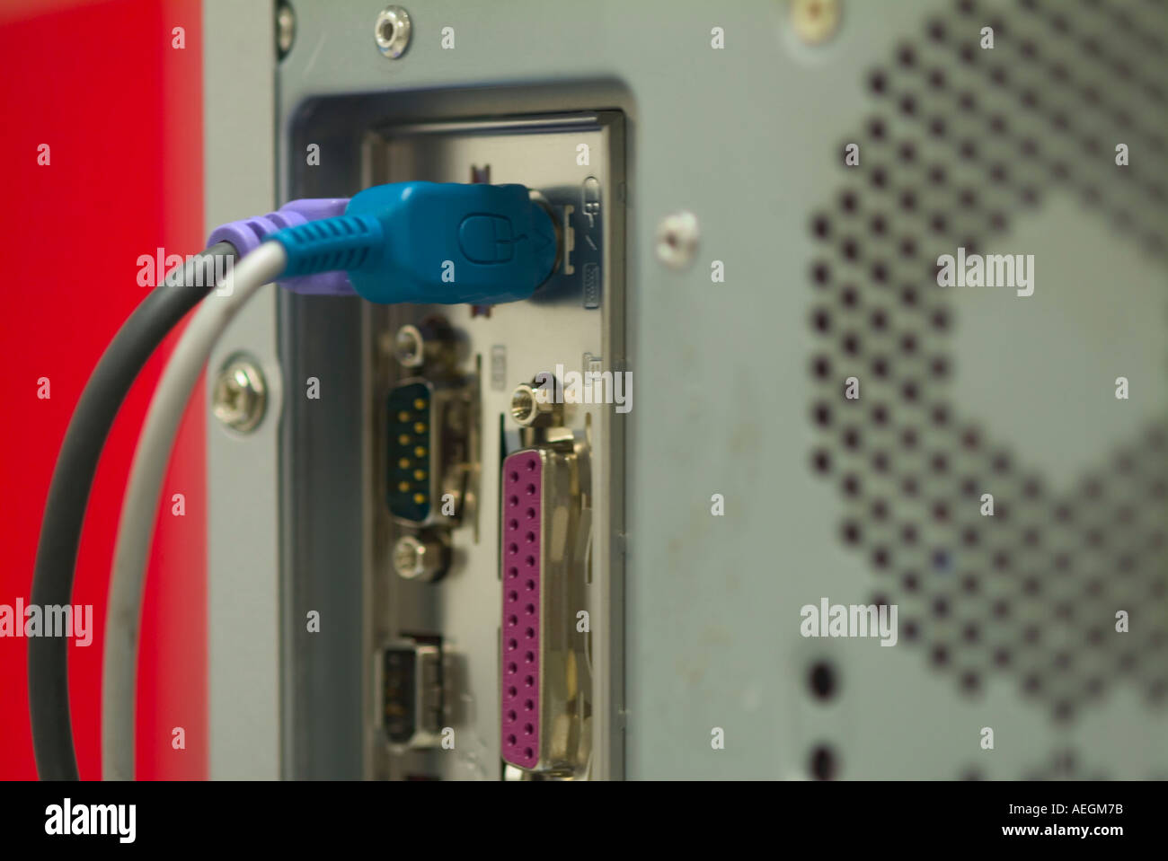 Ports in computer Stock Photo - Alamy