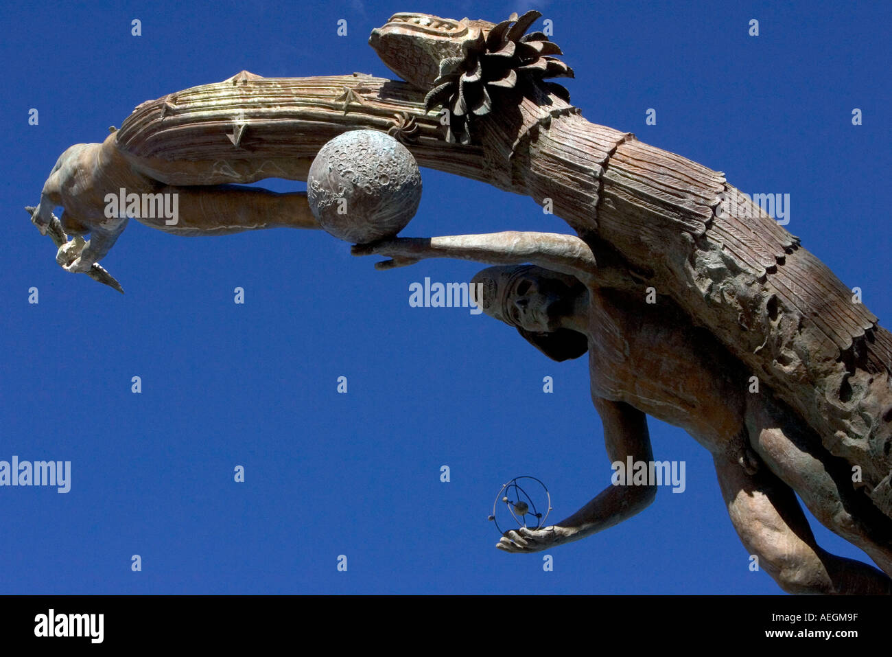 Mexico Puerto Vallarta El Malecon Colunga sculpture Stock Photo - Alamy