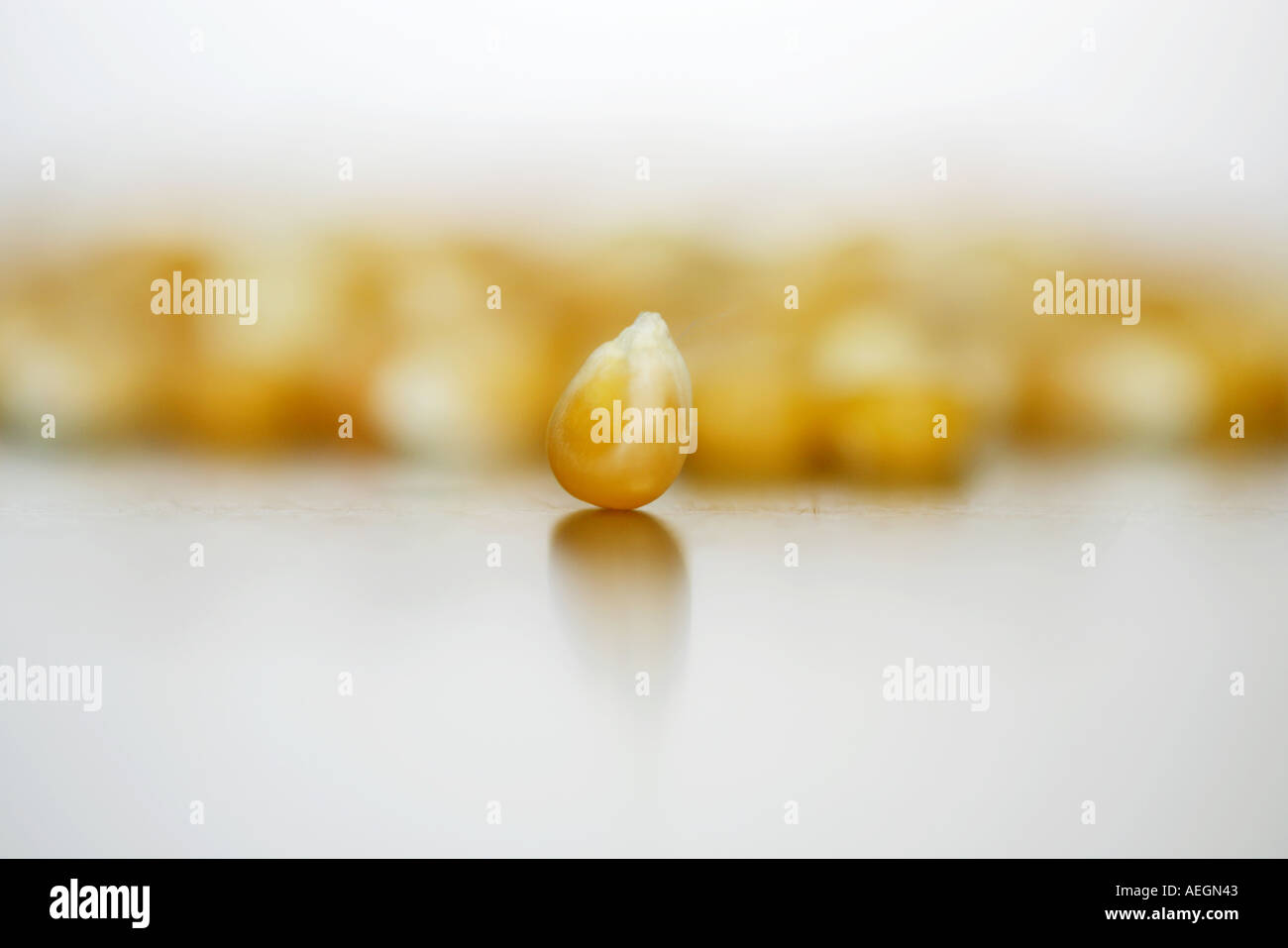 Un popped corn Stock Photo - Alamy