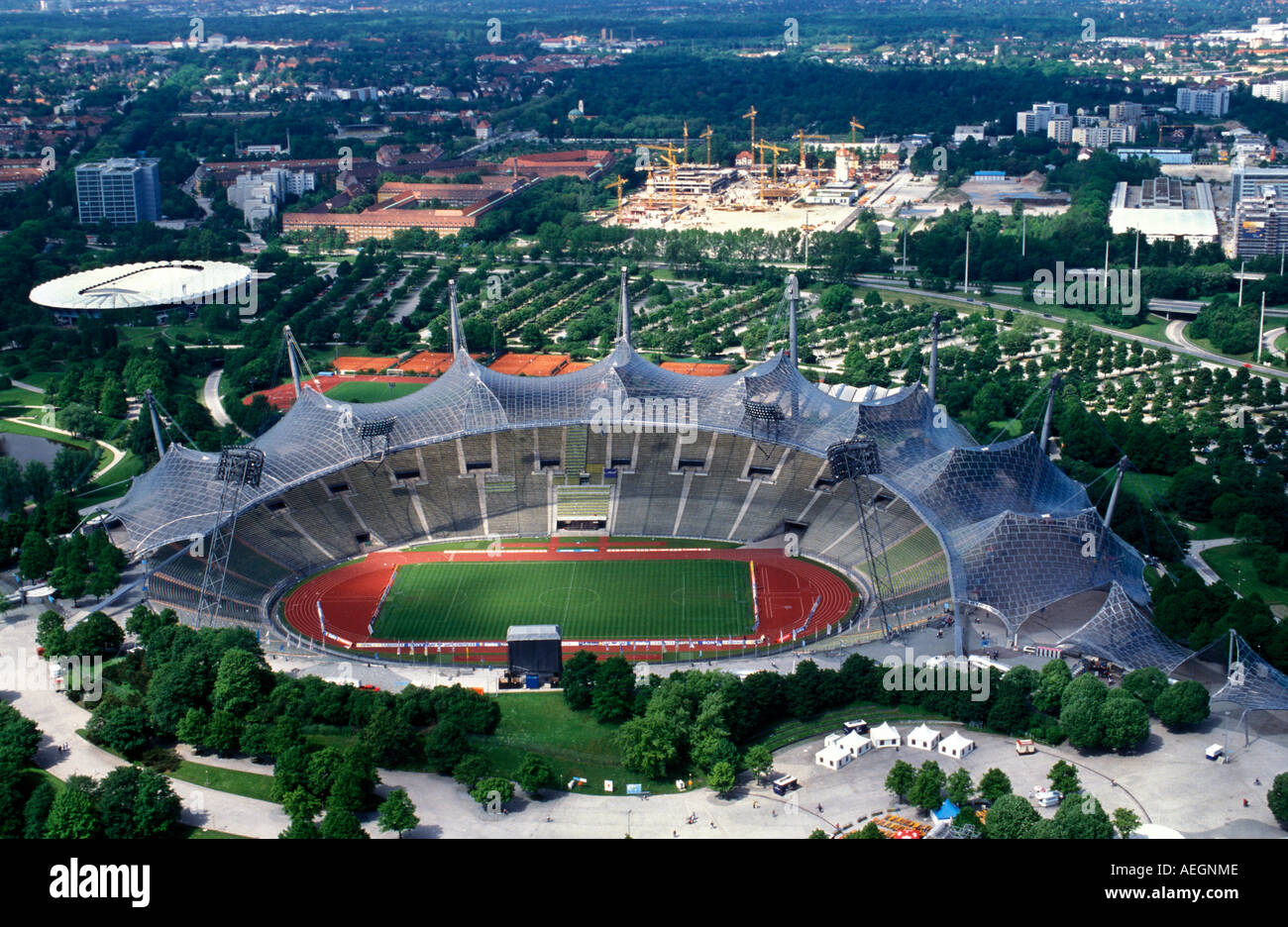 Bayern munich stadium aerial hi-res stock photography and images - Alamy