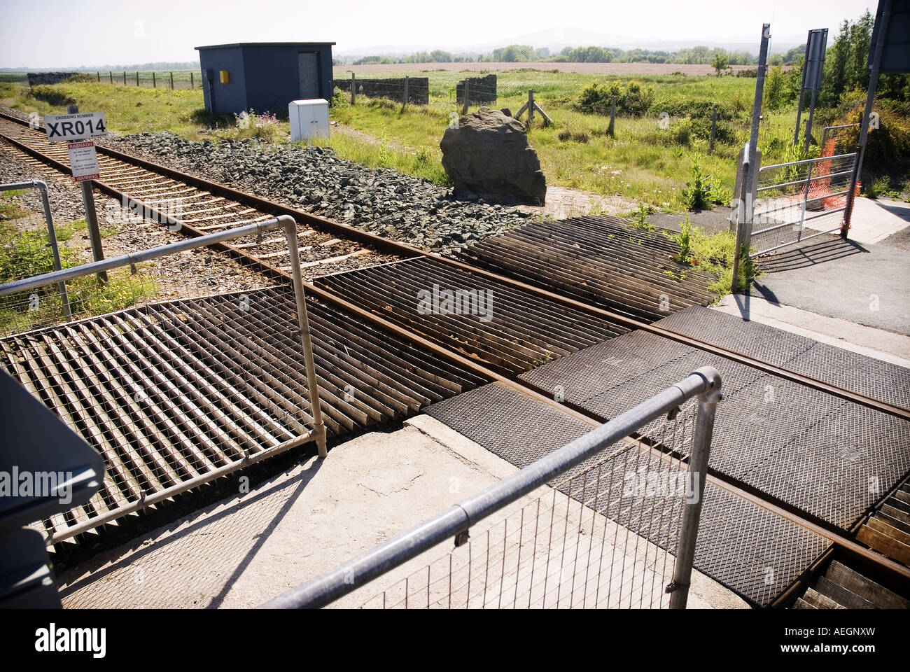 Pedestrian - Rail Crossing with Cattle Bars, Kilcoole, Co. Wicklow ...