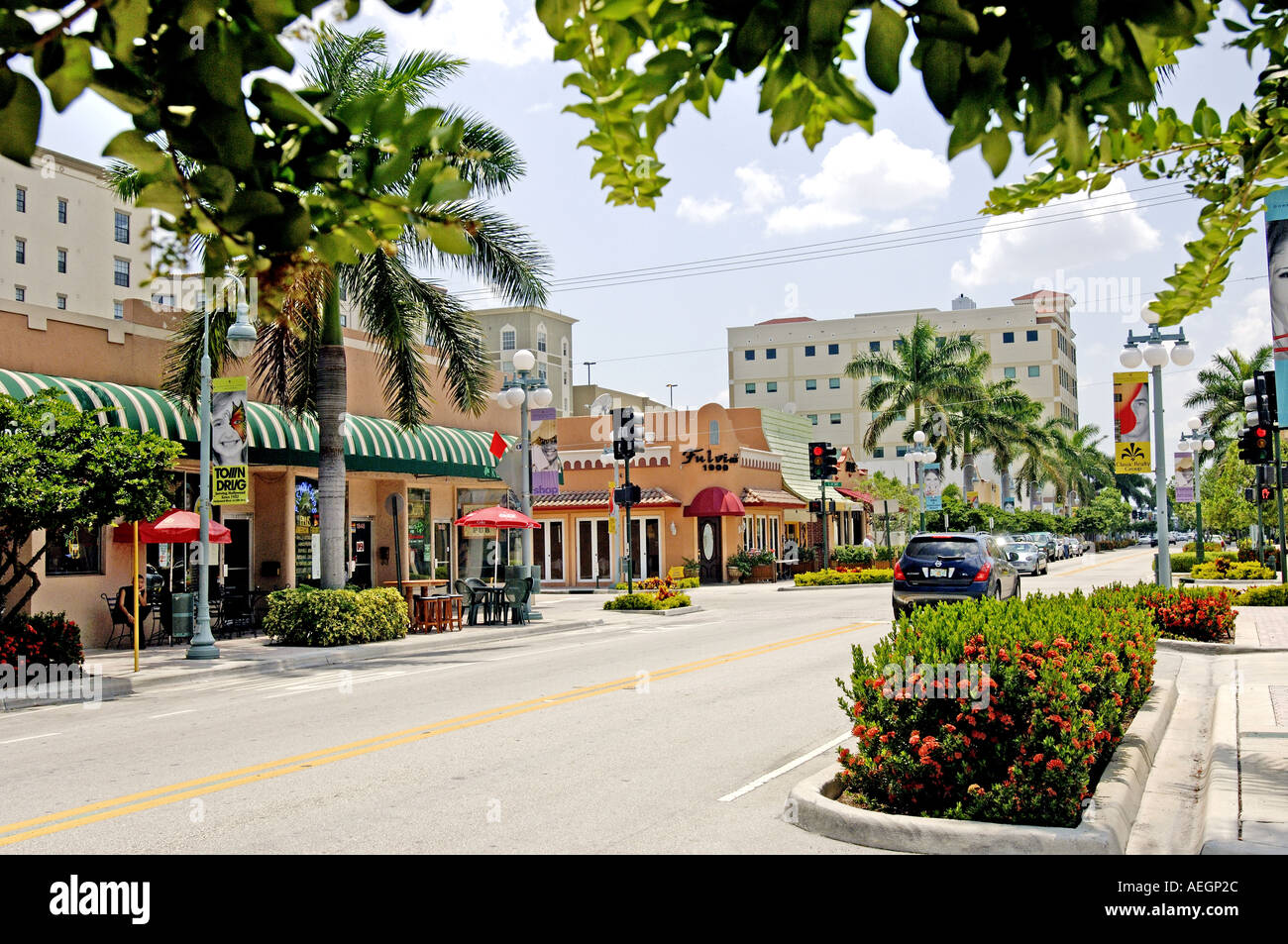 Florida Key West Street scene Stock Photo - Alamy