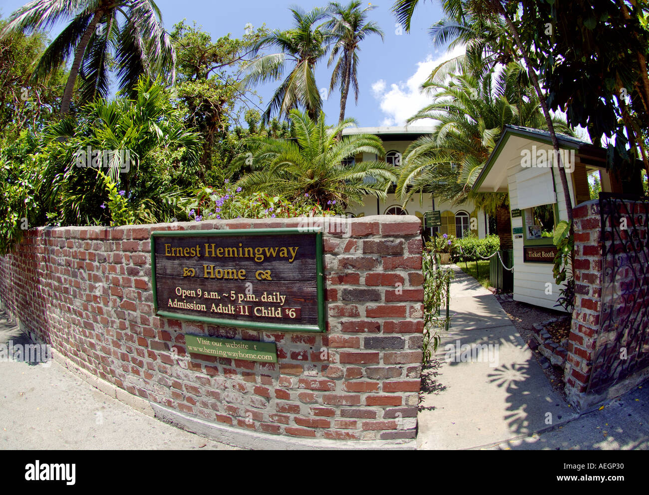 Florida Key West Ernest Hemingway Home Stock Photo - Alamy