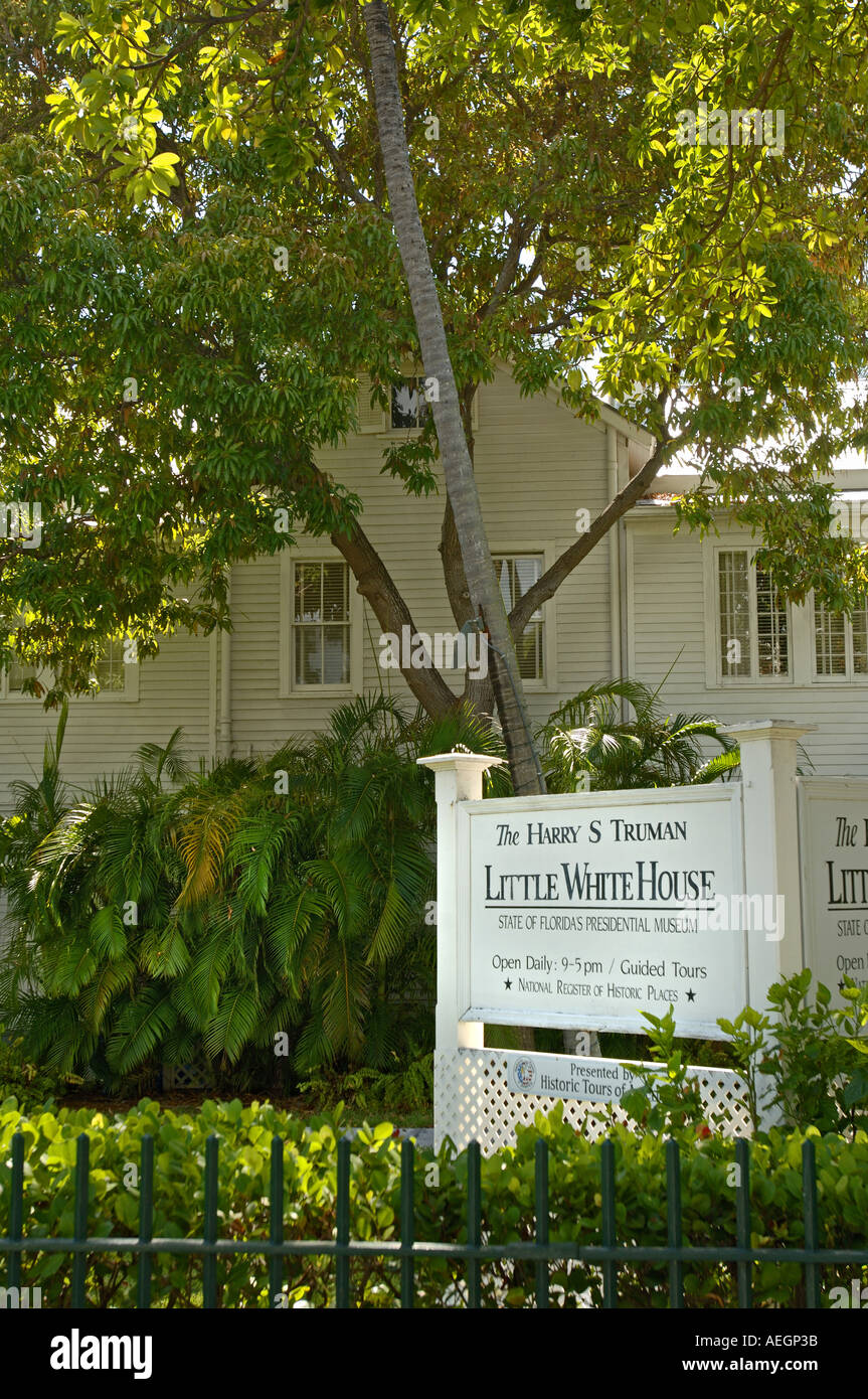 Truman little white house key west hi-res stock photography and images ...