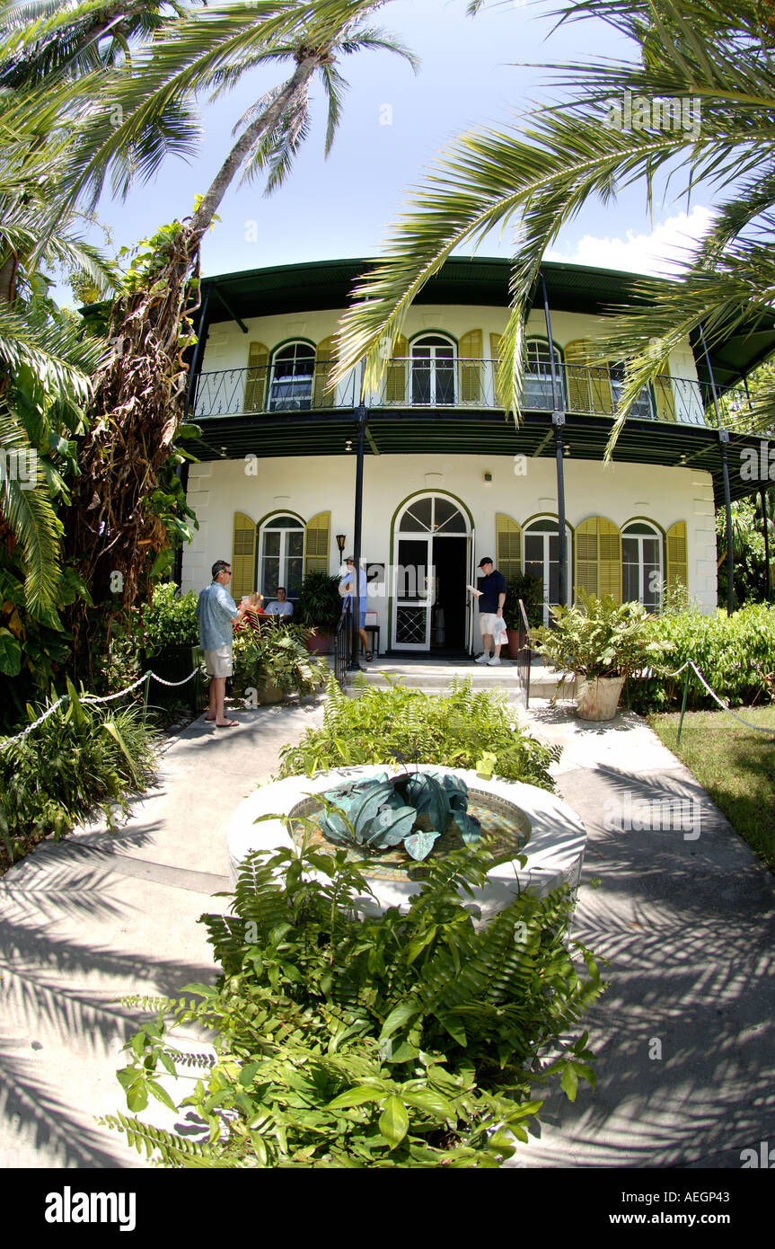 Florida Key West Ernest Hemingway Home Museum Stock Photo - Alamy Florida Key West Ernest Hemingway Home Museum Stock Photo - Alamy