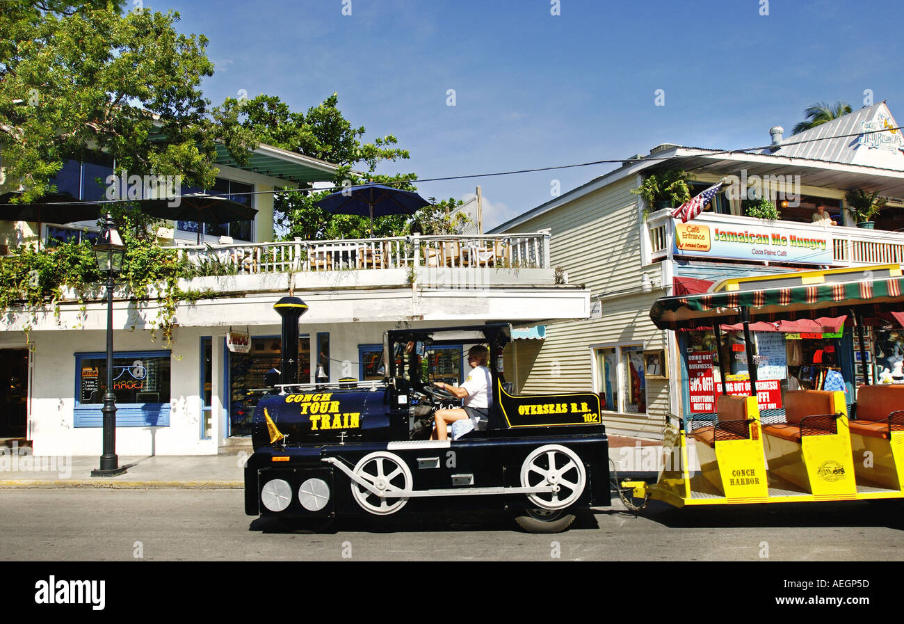 Florida Key West Trolley Stock Photo - Alamy