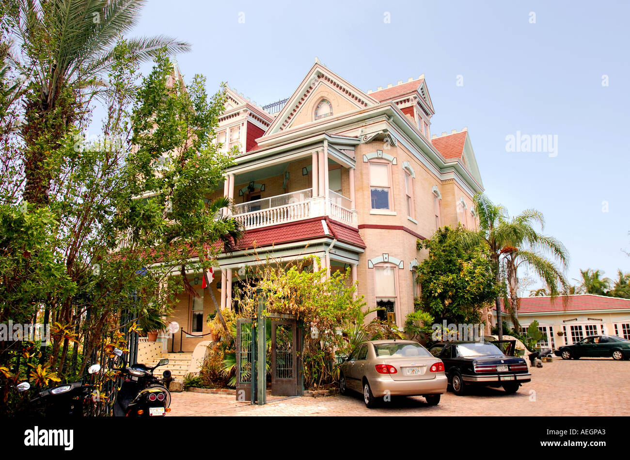 Florida Key West Southernmost House Stock Photo - Alamy