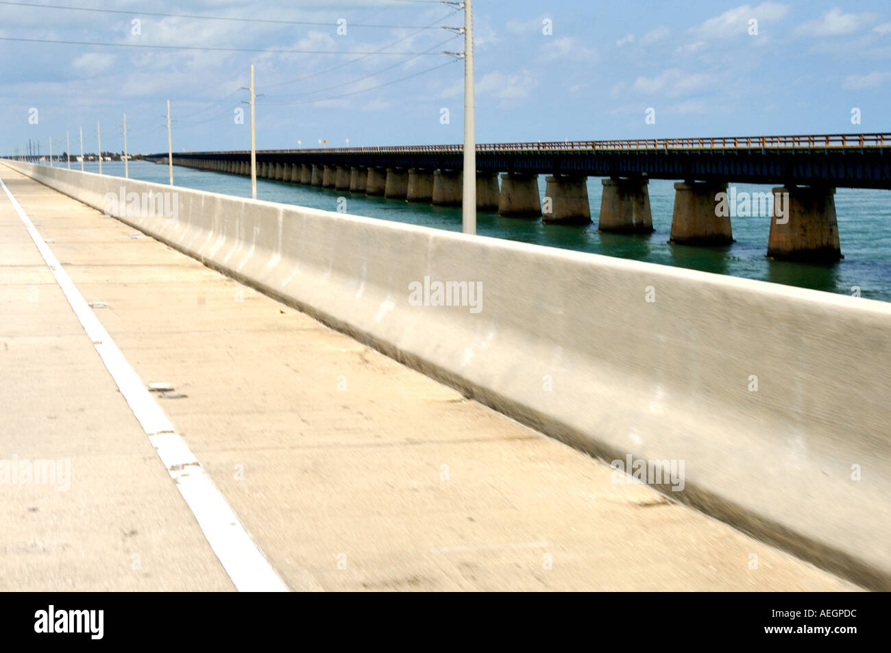 Florida Key West U S Route 1 Highway to the Keys Stock Photo - Alamy