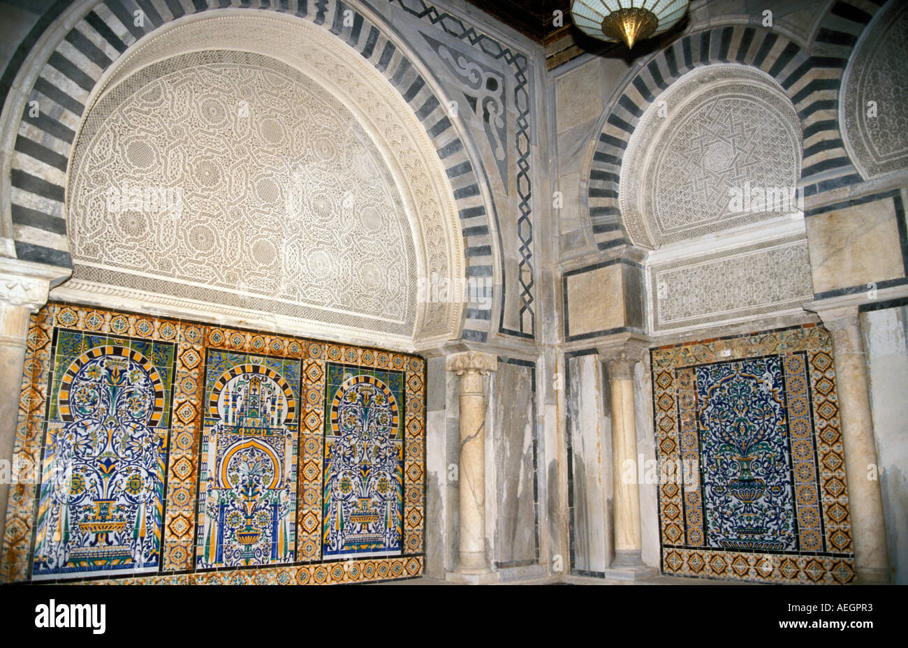 Tunisia Tunis Dar Othman palace Stock Photo - Alamy