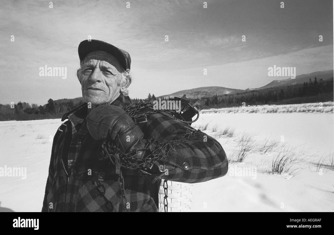 USA Vermont Waterbury trapper Stock Photo - Alamy