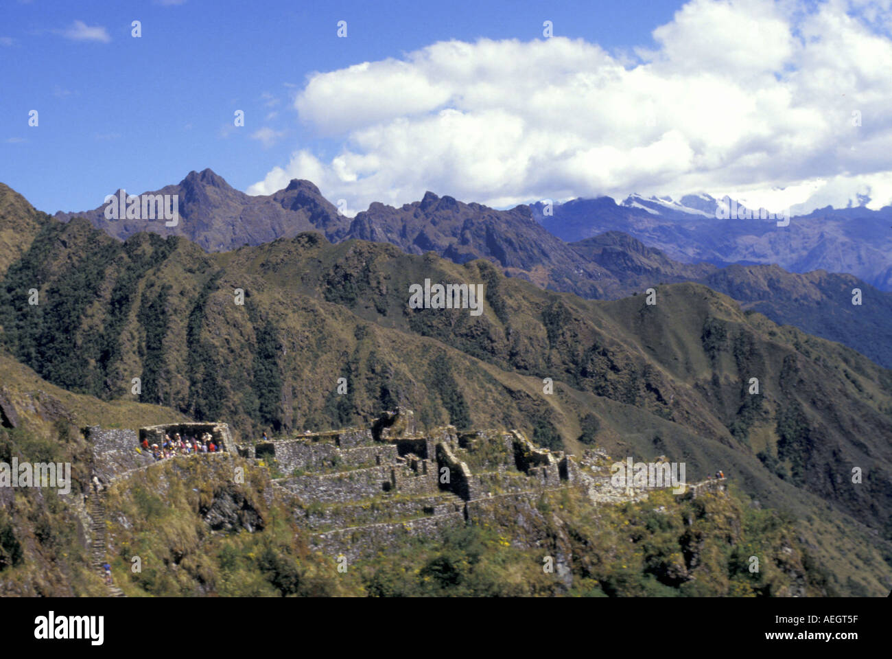 Remains of terraces in the Andes mountains Stock Photo - Alamy