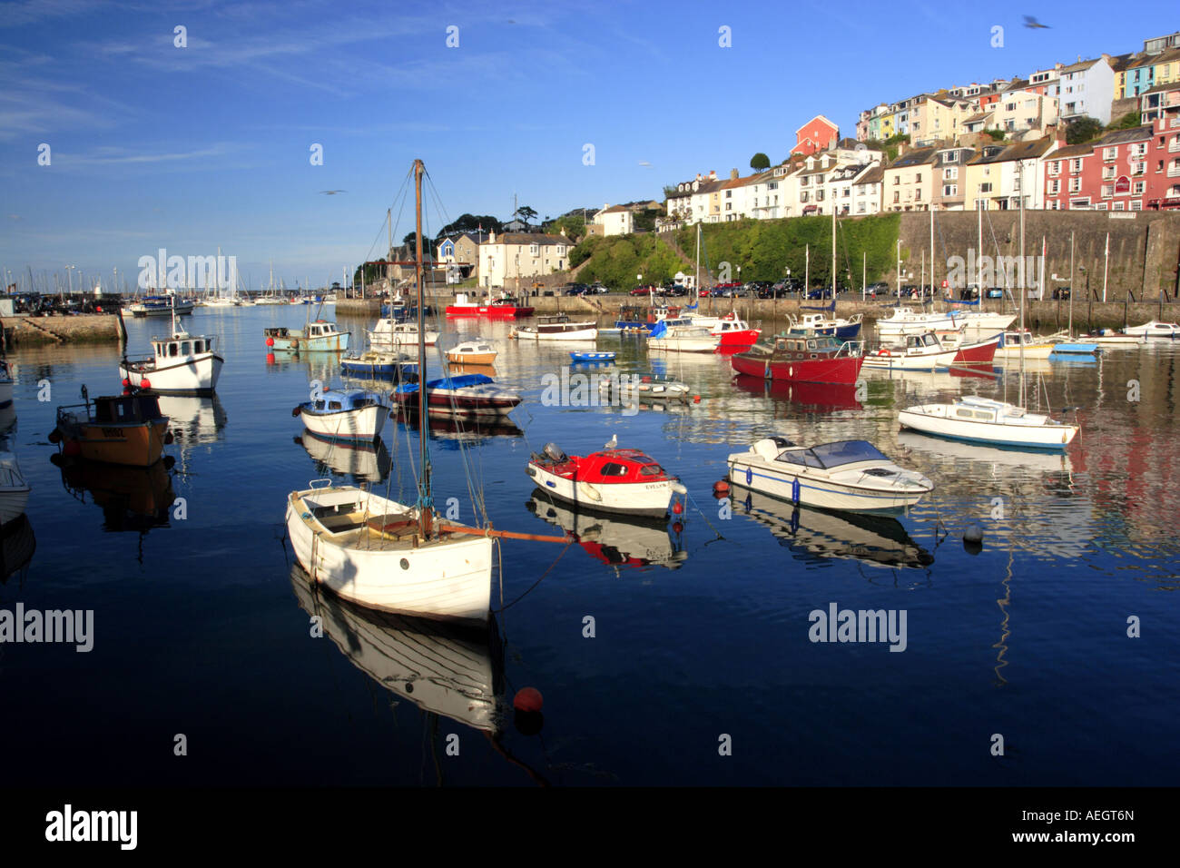 HARBOUR VIEW, BRIXHAM Stock Photo - Alamy
