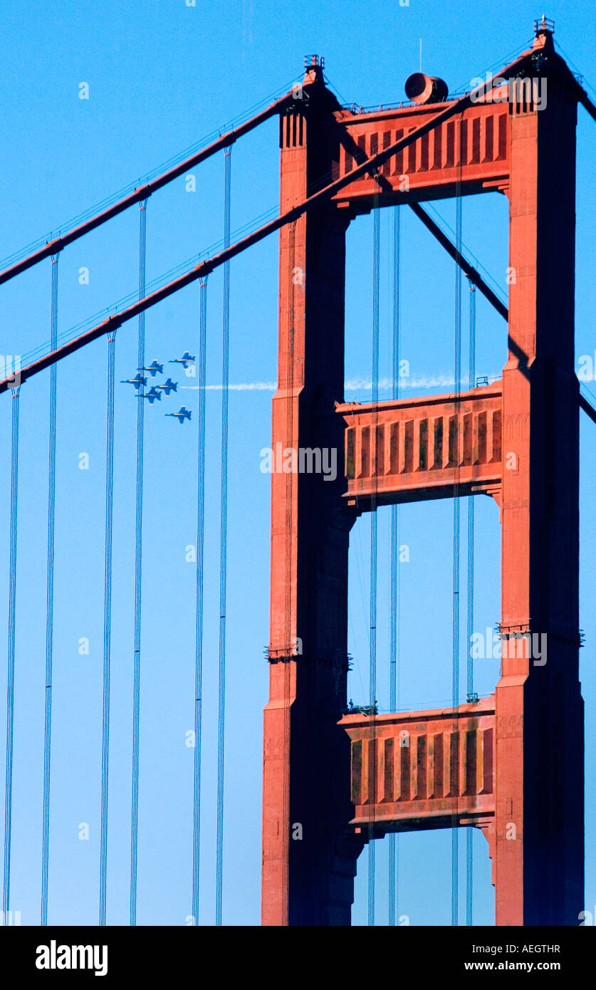 Blue angels and golden gate bridge hi-res stock photography and images ...