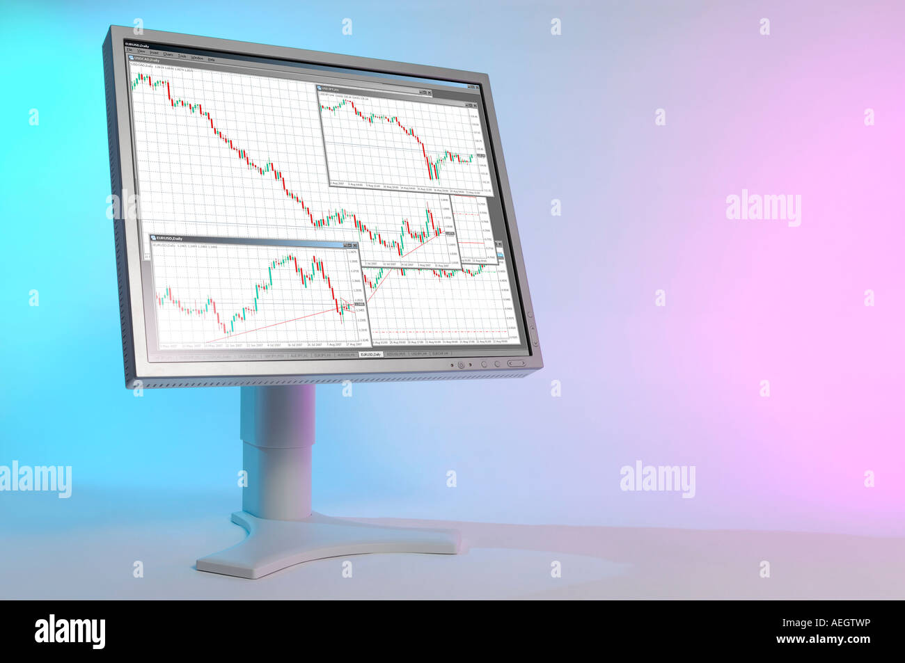 Candlestick patterns hi-res stock photography and images - Alamy