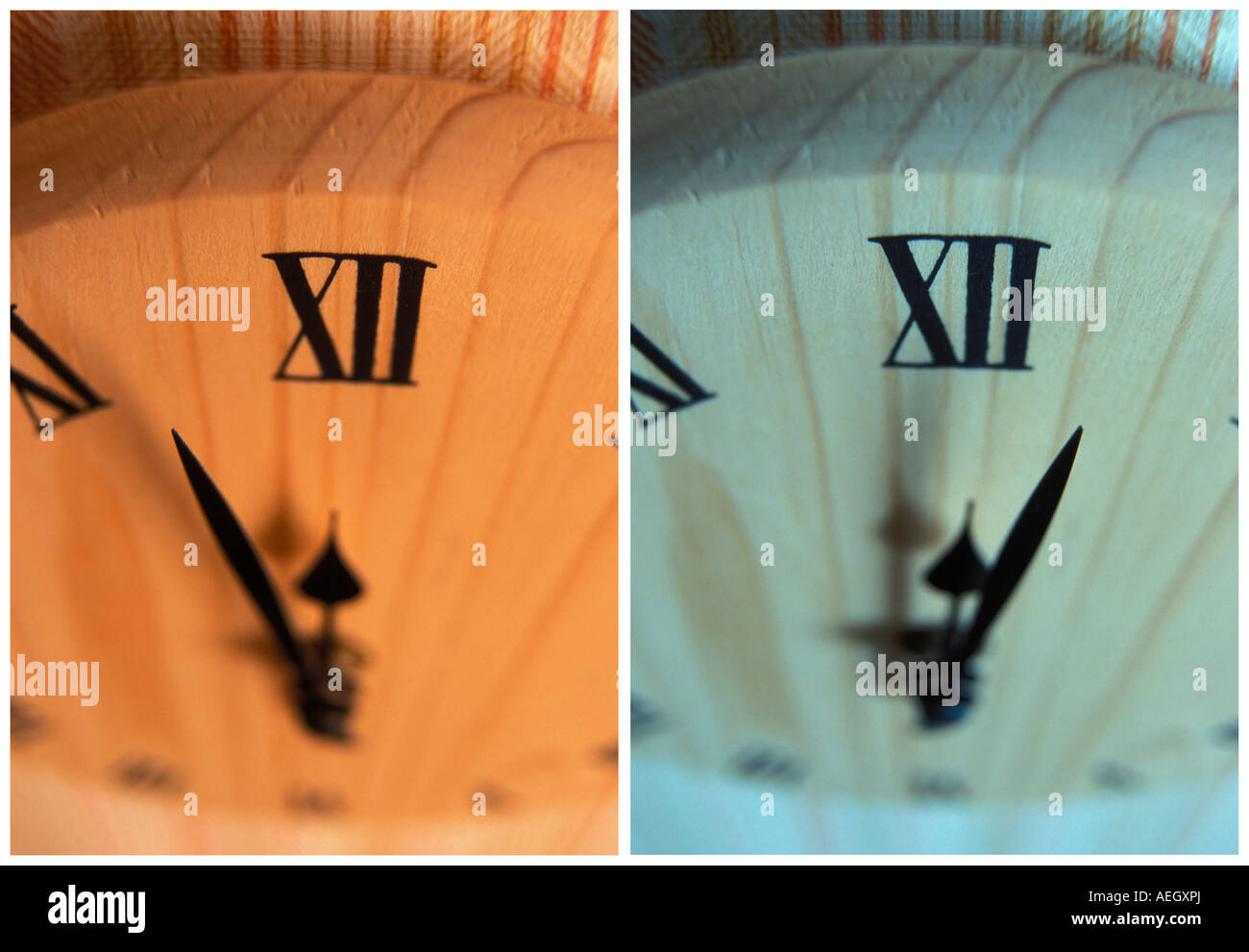 Before and after Before and after noon midnight Stock Photo - Alamy