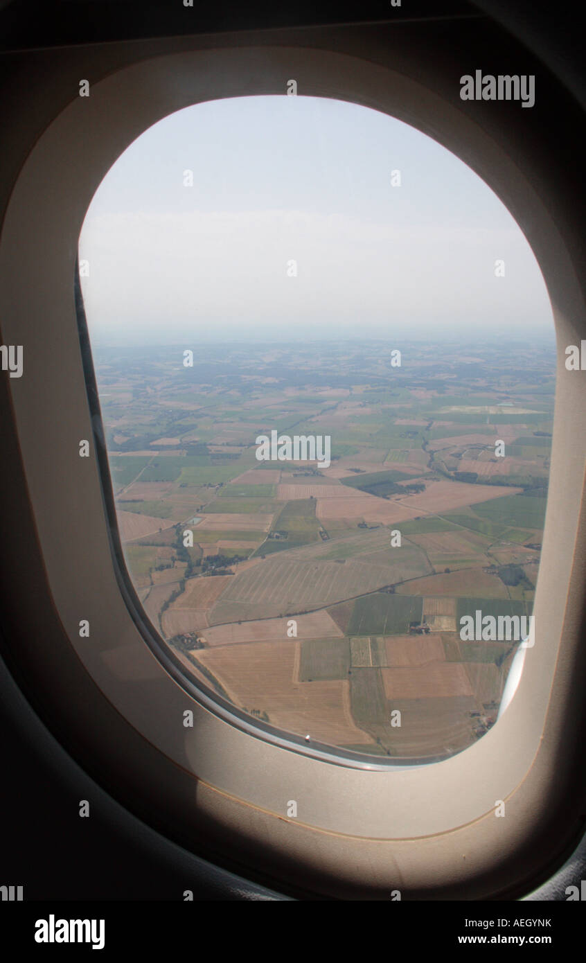 Arial View from an Aeroplane Stock Photo - Alamy