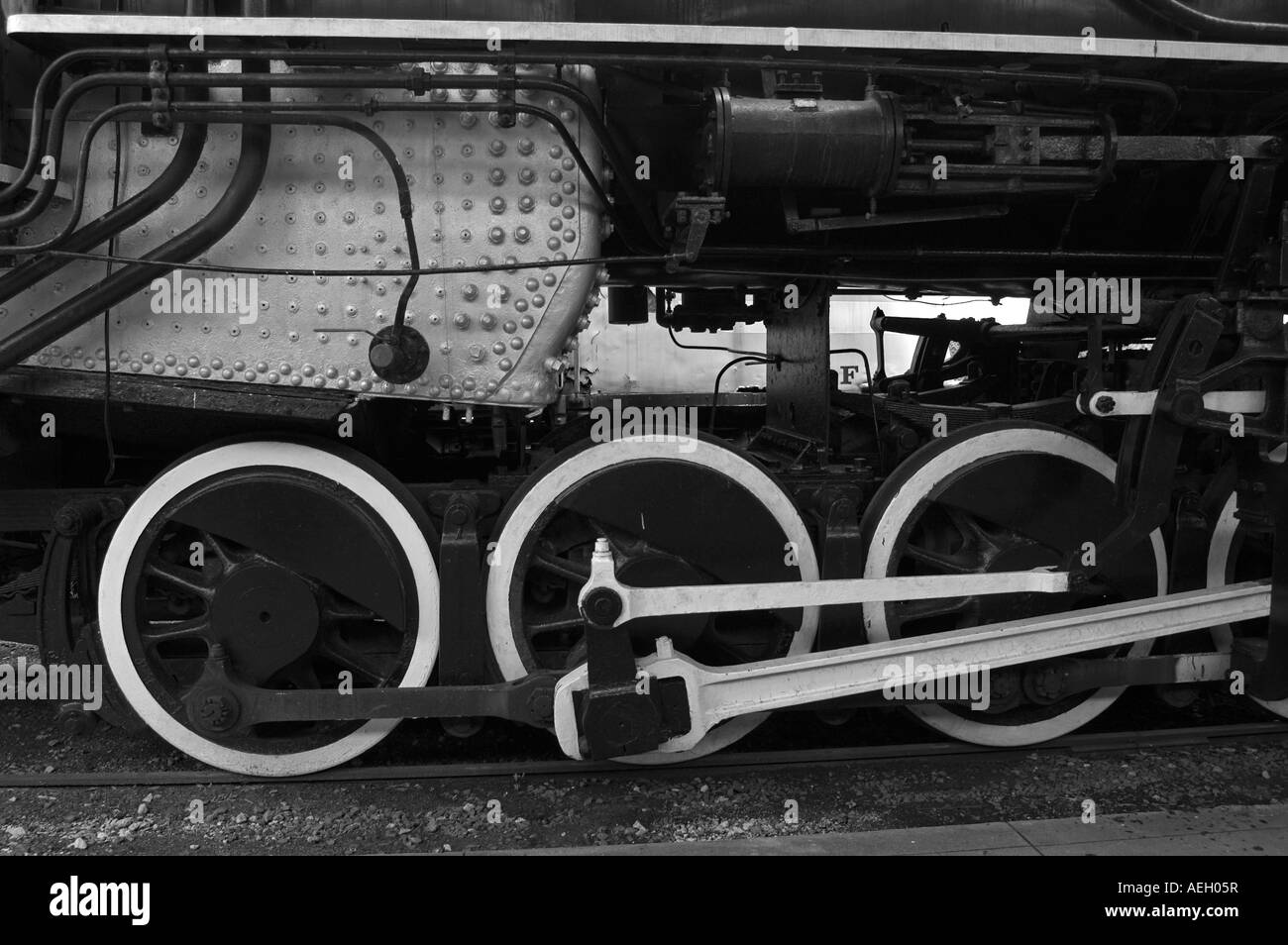 Train brake wheel Black and White Stock Photos & Images - Alamy