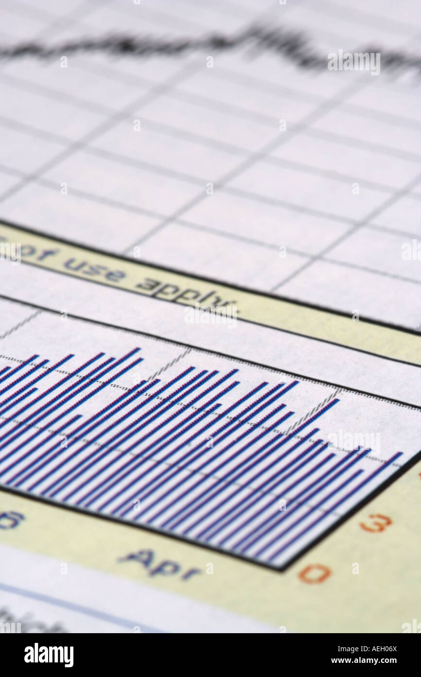 close up shot of stock chart Stock Photo - Alamy
