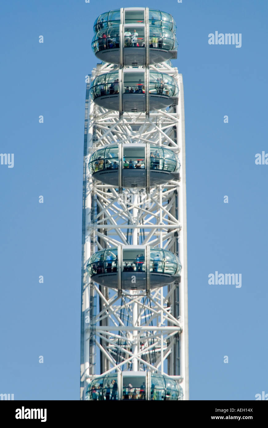 On top of the london eye on the southbank hi-res stock photography and ...