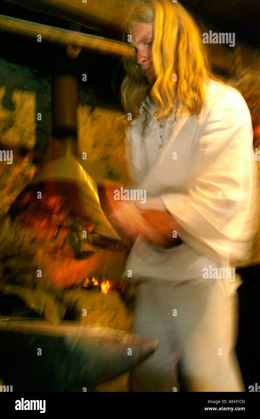 One Smith Blacksmith Man Forging High Resolution Stock Photography and ...