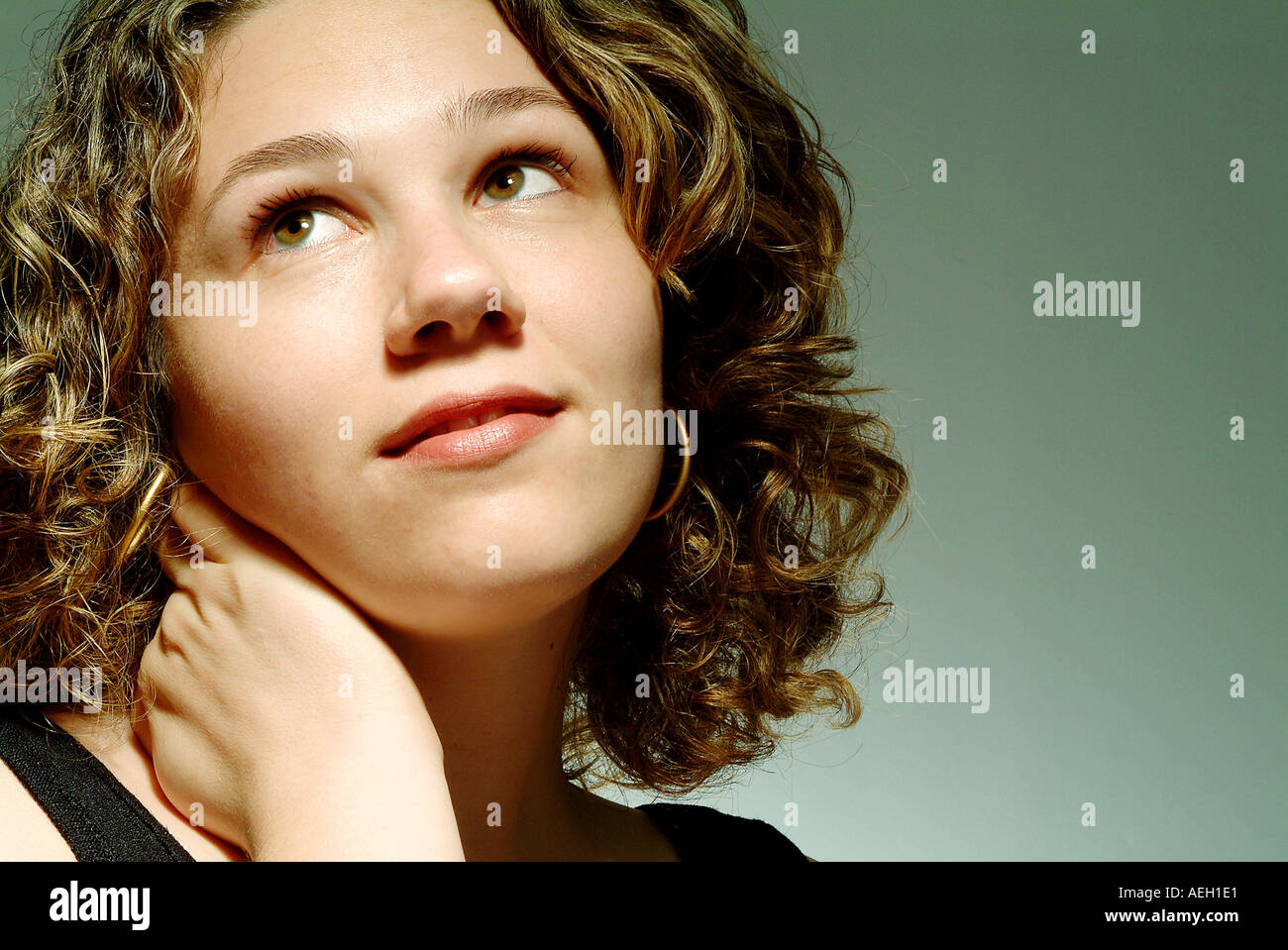 Expressions woman young blond 20 25 cute beautiful caucasian pale ...