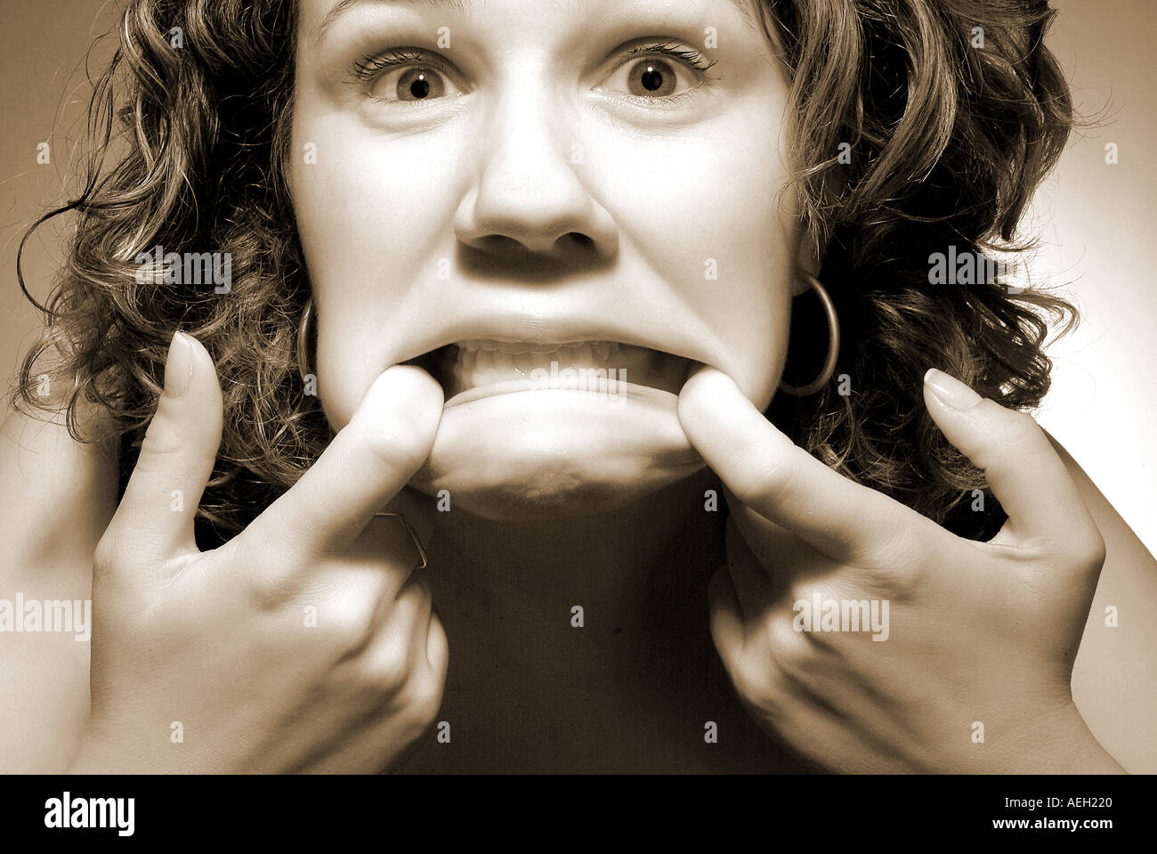 Expressions anger detail expression emotion scary scaring Stock Photo ...