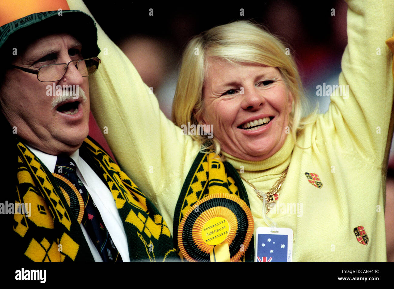 Australian rugby supporter hi-res stock photography and images - Alamy