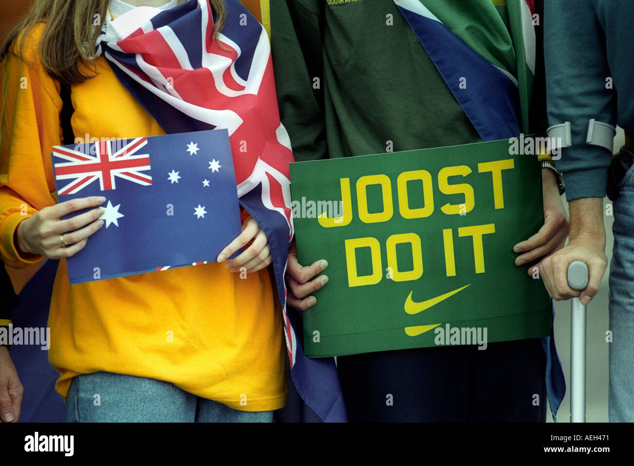 Australia and South Africa rugby fans show support for their teams ...